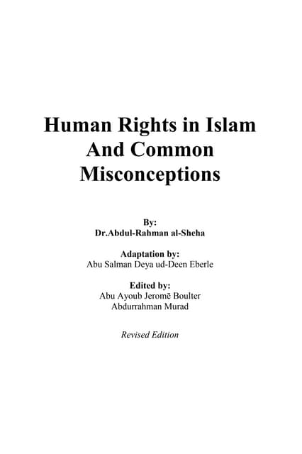The paradigm of rights in islam | PPTX