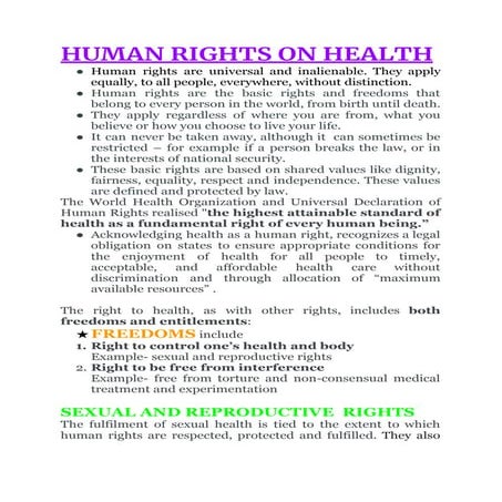 HUMAN RIGHTS | PDF