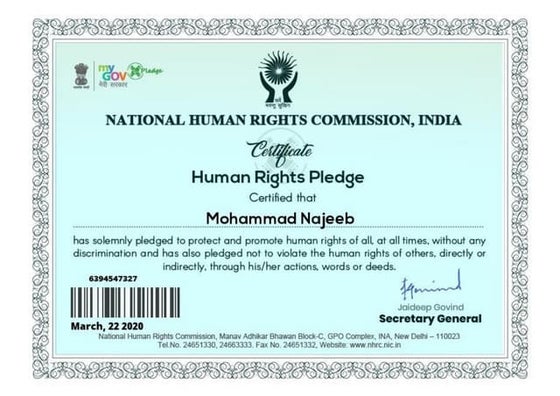 Women rights pledge | PPT