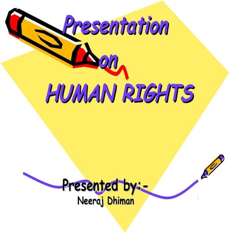 Human rights presentation | PPT