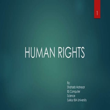 Human Rights | PPT