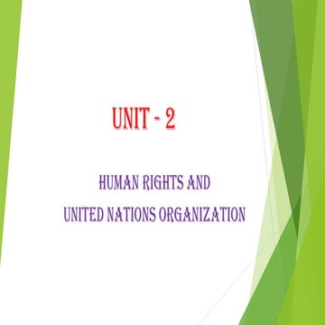 Human rights unit2 | PDF