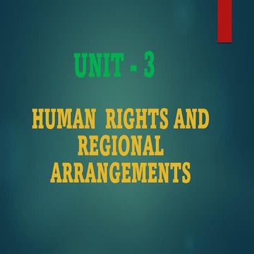 Human rights unit3 | PPT