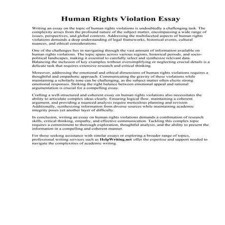 Human Rights Violation Essay.pdf