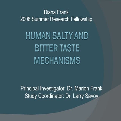 The sense of taste | DOCX