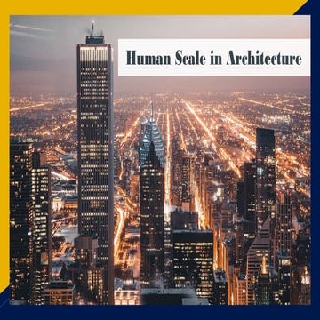 Human scale | PDF