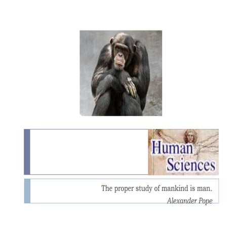 Human Sciences | PPTX