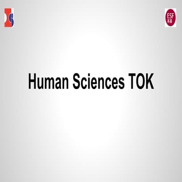Human sciences final | PDF