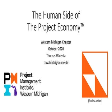 Human side of the project economy WMPMI Oct 2020 | PPT