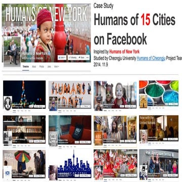 Humans of cities case study - 15 Humans of city Facebook pages(Humans ...