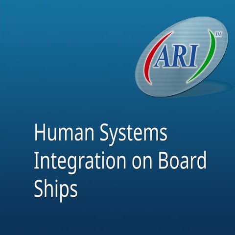 Human Systems Integration on Board Ships.ppt