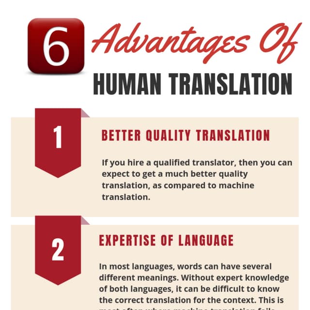 Advantages of Human Translation | PDF