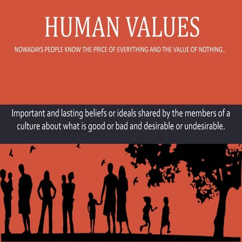Human values | PPTX