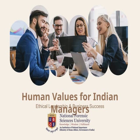 Human Values for Indian Managers by nfsu.pptx