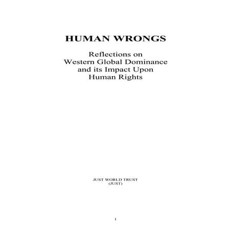 Human wrongs just world trust | PDF