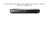 Humax DTR-T1000 BT YouView Digital TV Recorder - 500GB + GSM-Fonz HDMI ...