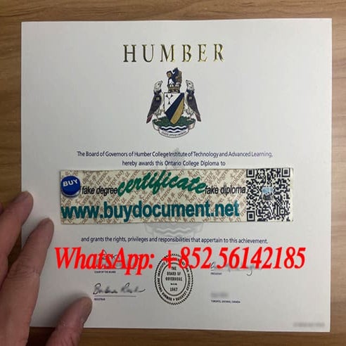 Humber College diploma | PDF