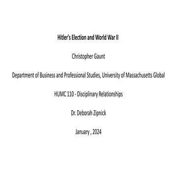 HUMC 110 - Disciplinary Relationships.pptx