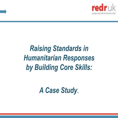 Raising Standards in Humanitarian Response | PPT