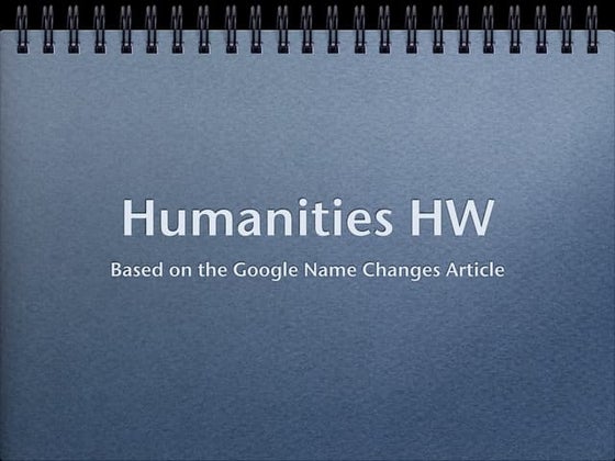 Presentation ideas | PPT