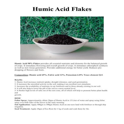 Humic Acid | PDF