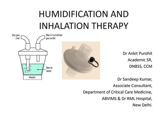 Humidification | PPTX | Lung and Respiratory Health | Diseases and ...