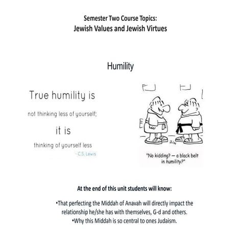 Humility | PPTX