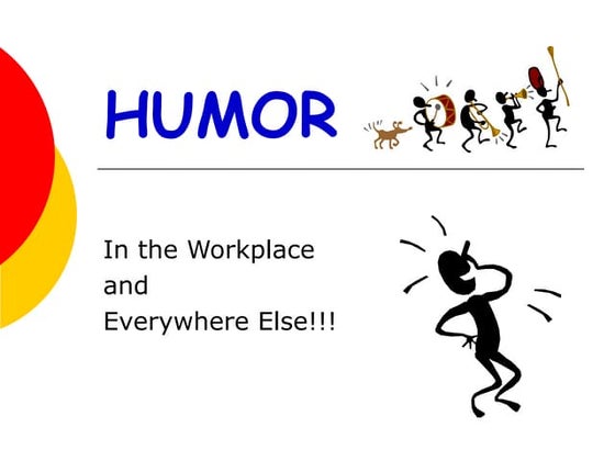 Importance of humor at Work | PDF