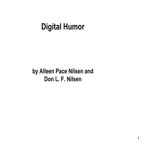 Digital Humor | PPT