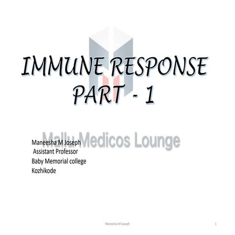 IMMUNE RESPONSE | PPT