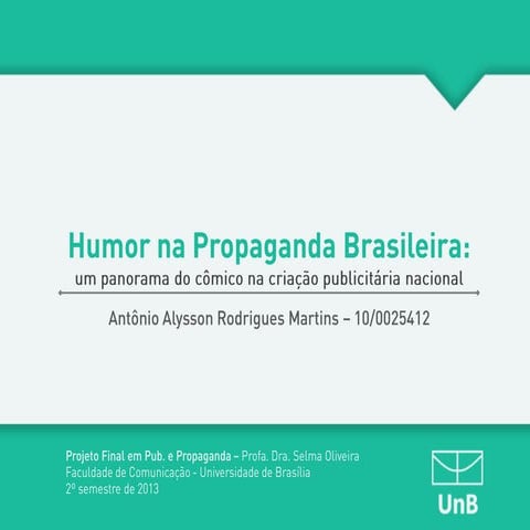 Humor na propaganda brasileira | PPT