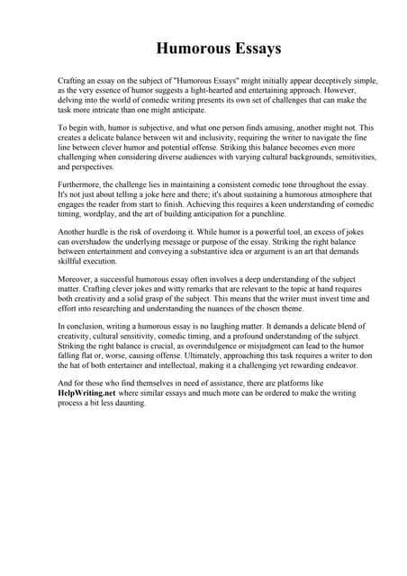 Funny Persuasive Essays.pdf