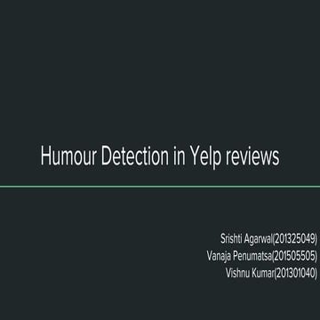 Humour detection | PDF