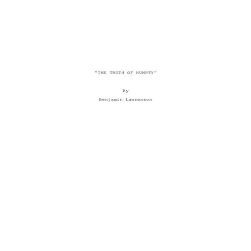 Humpty dumpty script Draft | DOCX