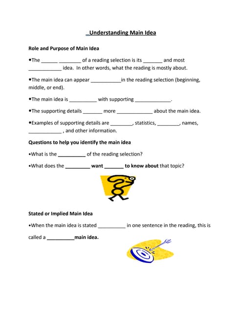 Main idea map_graphic_organizer | PDF | Education
