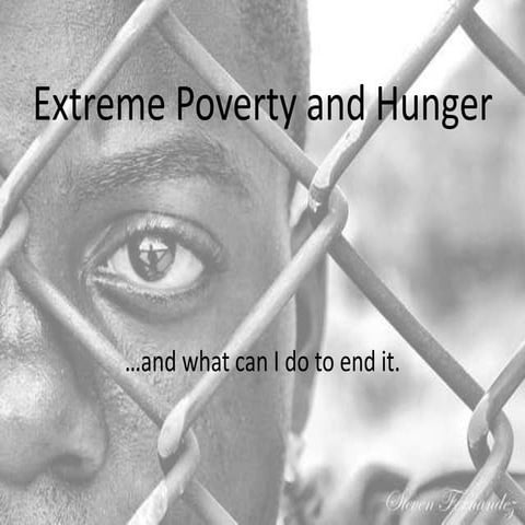 Hunger and poverty | PPTX
