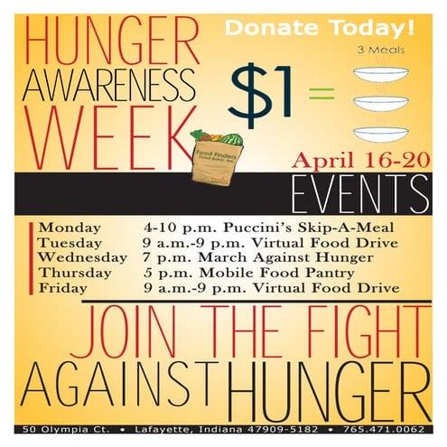 Hunger Awareness Flyer | PDF