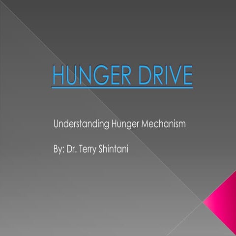 Hunger drive | PPTX