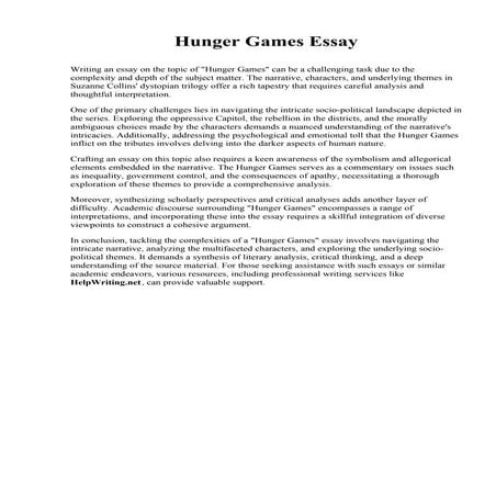 The Hunger Games Essay.pdf