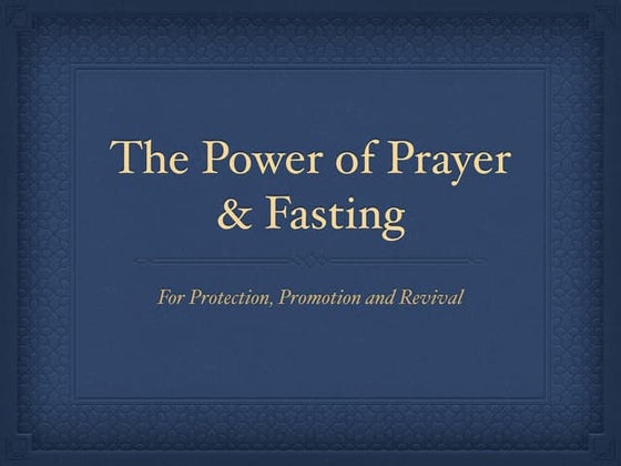 Power of Prayer | PPTX | Christianity | Religion & Spirituality