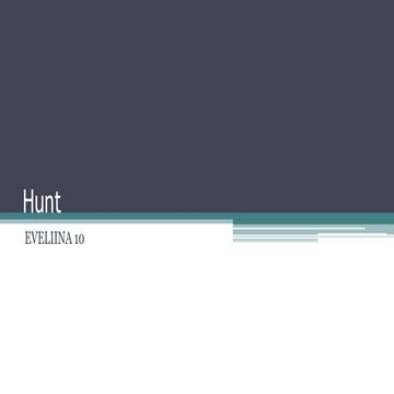 Hunt (1) | PPTX