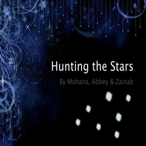 Hunting the stars | PPTX