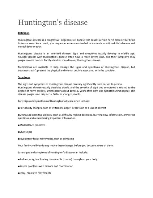 UNIT 4 GENETIC CONDITIONS OF ADULTS AND ADOLOSCENTS.pdf | Brain and ...