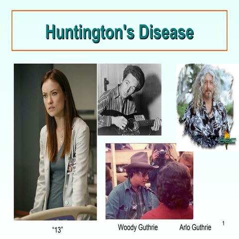 Huntington's chorea syndrome | PPT