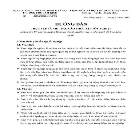 Huong dan-thuc-tap | PDF