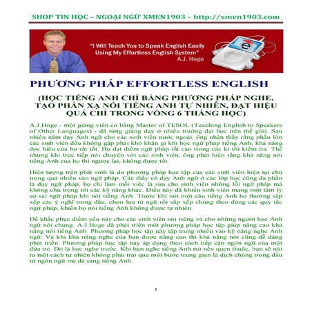 Phương pháp học Effortless English | PDF