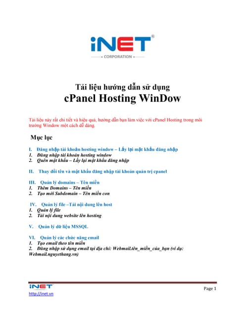 Huong dan tro ten mien ve byethost | PDF