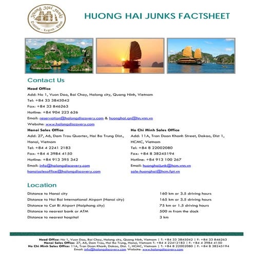 Bhaya Cruises Halong Bay | PDF