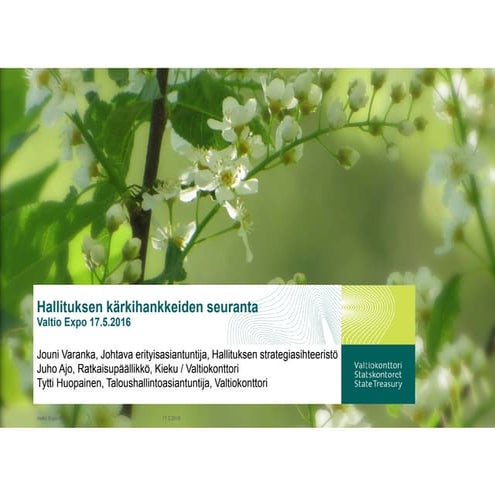 Tuntisuunnitelma Hallitus | DOC