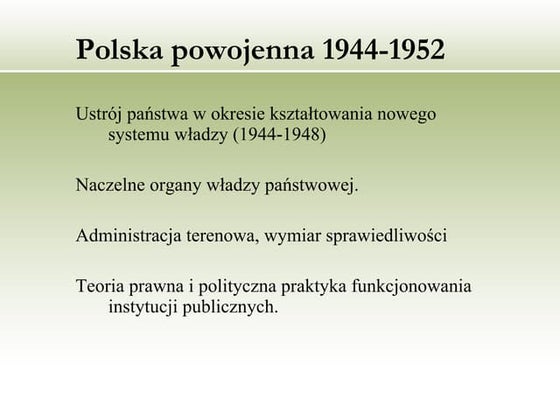 Polska w czasach stalinizmu | PDF